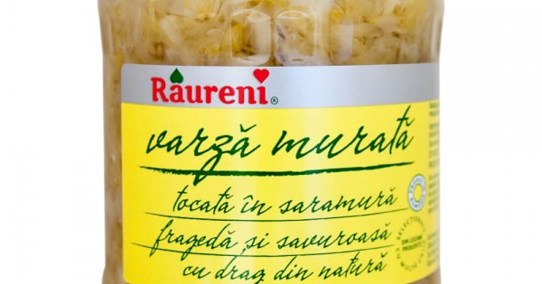 Varza Murata Tocata in Saramura Raureni, 700g, Varza Murata, Varza ...