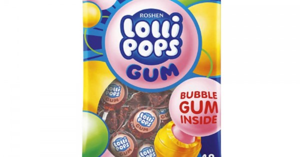 Acadele cu Gust de Cola si Bubble Gum Roshen Lolli Pops, 920g, Acadele ...