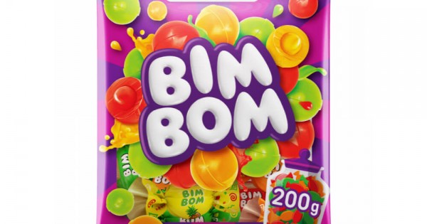 Bomboane cu Umplutura de Fructe Roshen Bim-Bom, 200g, Diverse Arome ...