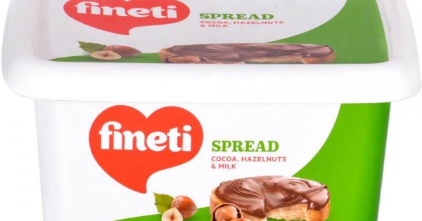 Crema de Ciocolata Tartinabila Fineti Spread, 600 g, Aroma Alune de ...