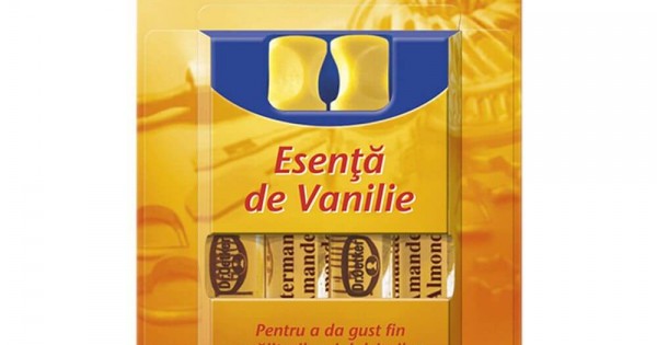 Cutie 4 Esente de Vanilie Dr. Oetker, 4 ml/Buc, Esente pentru Prajituri ...