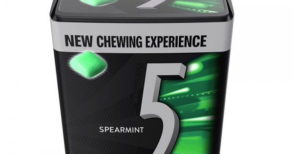 Guma de Mestecat Five Spearmint, 30 Buc, Guma pentru Mestecat, Guma ...