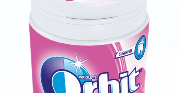Borcan Guma de Mestecat Orbit Bubblemint, 60 Pastile, Guma pentru ...