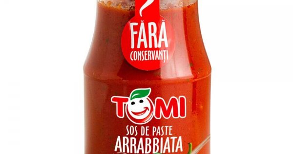 Sos de Paste Arabiata, Tomi, 400 g, 6 Buc/Bax, Sos de Paste Tomi, Sos ...