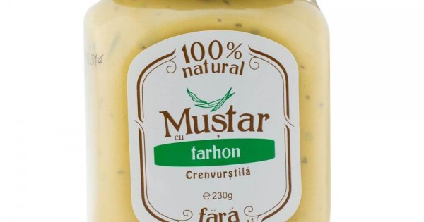 Mustar cu Tarhon Crenvurstila, 230 g, Mustaruri, Crenvurstila Mustar ...