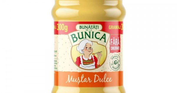 Mustar Dulce Bunatati de la Bunica, 300 g, Mustar Bunica, Mustar Dulce ...