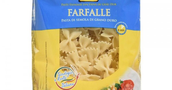 Farfalle din Grau Dur Baneasa, 500 g, Paste Fainoase Farfalle, Paste ...