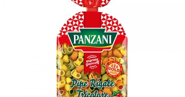 Paste Fainoase Panzani Pipe Rigate Tricolore, 500 g, Paste Panzani ...