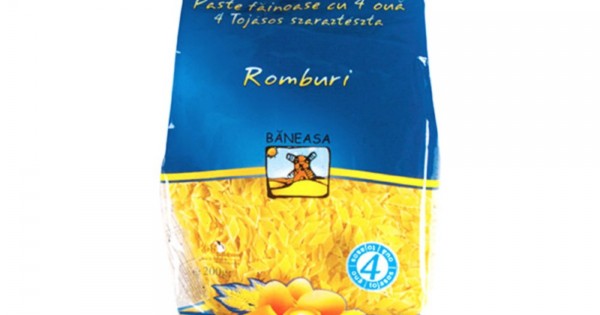 Paste Romburi cu 4 Oua Baneasa, 200 g, Paste Baneasa, Paste Fainoase ...