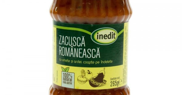 Zacusca Romaneasca Inedit, 265 g, Zacusca cu Ardei, Zacusca de Vinete ...