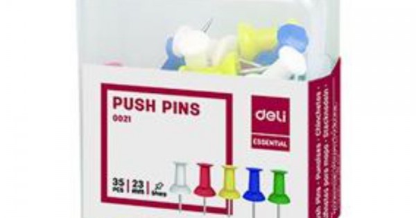 Pioneze Pluta, Deli Essential, 35 Buc/Set, Diverse Culori, 23 mm ...