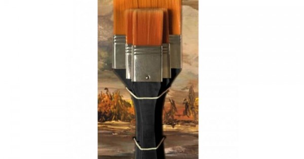 Pensule DACO, Varf Lat cu Par Sintetic, 3 Buc/Set, Pensule Pictura ...