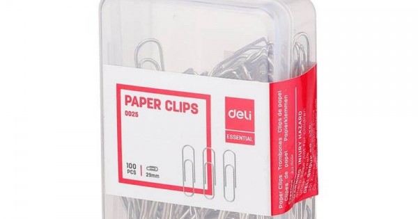 Agrafe Metalice Deli, 29 mm, 100 Buc/Cutie, Set Agrafe de Metal, Set ...