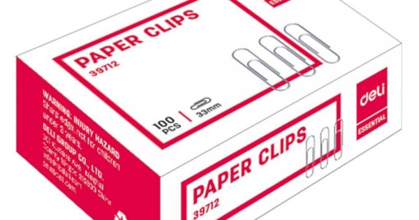 Agrafe Metalice Deli, 33 mm, 100 Buc/Cutie, Set Agrafe de Metal, Set ...