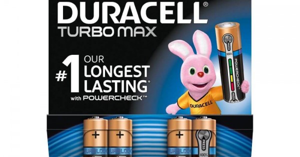 Set 4 Baterii R3 AAA DURACELL Turbo, Baterie Duracell, Baterii Duracell ...