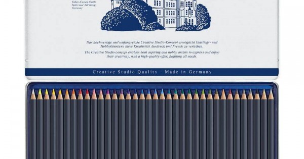 Set 48 Creioane Colorate Permanente Faber-Castell Goldfaber, Diverse ...