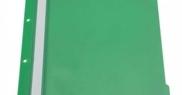 Set 50 Dosare Plastic cu Sina DACO, PVC, Verde Inchis, Dosar Verde ...