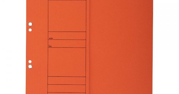 Dosar A4 cu Capse 1/2 Carton, Exacompta, Portocaliu, Dosar de Carton ...