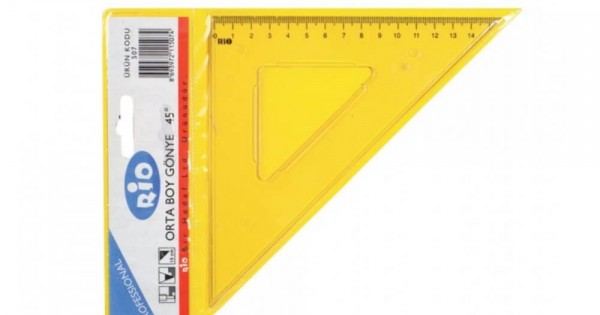 Echer Rio, 15 cm, 45/45, Plastic, Incolor, Echer Plastic Transparent ...