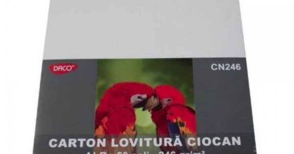 Hartie Cartonata A4 DACO Lovitura de Ciocan, 50 Coli/Top, 246 g/m² ...