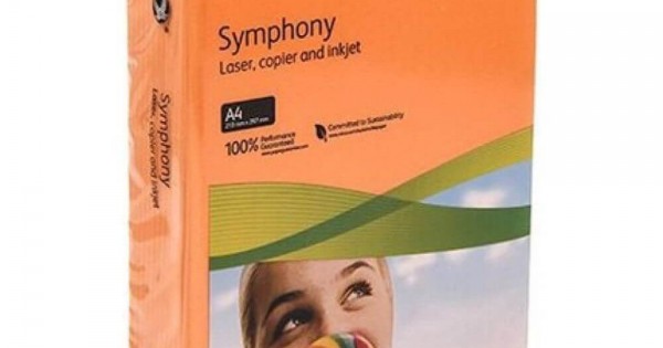 Hartie Copiator A4 Xerox, Portocaliu Intens, 500 Coli/Top, 80 g/m² ...