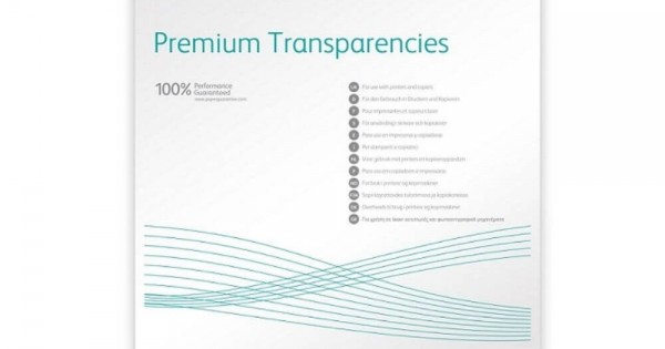 Set 100 Folii Laser Color A4 Xerox, Tip CR, Banda Detasabila, Folie ...