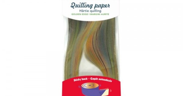 Hartie Quilling DACO, 42.5x0.5 cm, 200 Fasii/Set, Multicolor, Capat ...