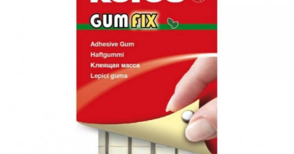 Set 84 Bucati Guma Adeziva KORES pentru Suprafete Netede, Adeziv Guma ...