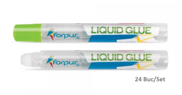 Set 24 Lipiciuri Lichide FORPUS, Cantitate Tub 50 ml, Lipici Lichid ...