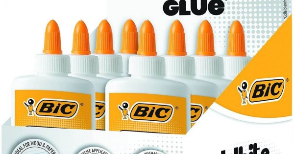 Set 8 Lipiciuri BIC White Glue, 118 ml, Lipici BIC, Lipiciuri BIC ...
