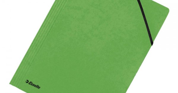 Mapa A4 din Carton cu Elastic Esselte Lux, Verde, Mapa Carton, Mape A4 ...