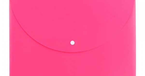 Mapa A4 cu Buton Deli, Roz Neon, Mapa, Mapa A4, Mapa Documente, Mapa ...