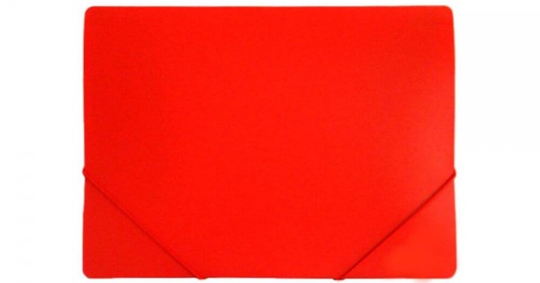 Mapa Plastic cu Elastic A4 Factis, Rosie, Mape din Plastic, Mape pentru ...