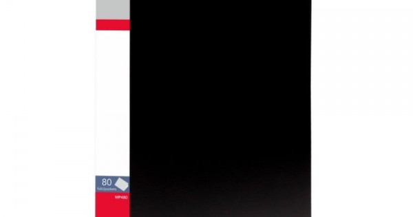 Mapa Plastic A4 cu 80 Folii DACO, Culoare Neagra, Mapa cu Folii, Mape ...