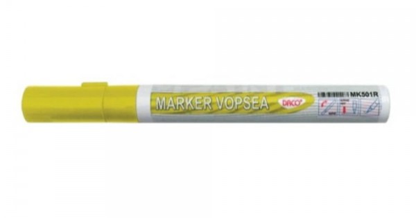 Marker DACO Vopsea Galbena, Varf 1-2 mm, Marker, Marker Galben, Markere ...