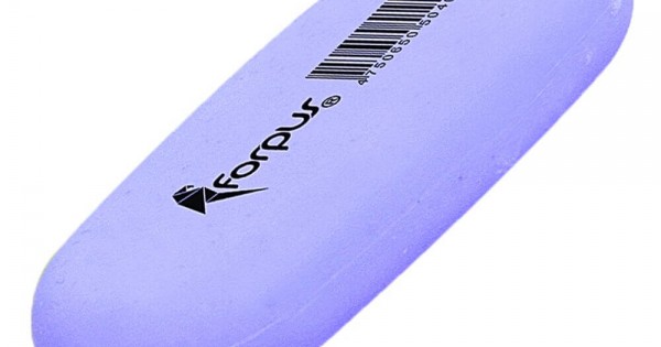 Radiera Ovala FORPUS, Albastru Deschis, Radiera Albastra, Radiere Ovale ...