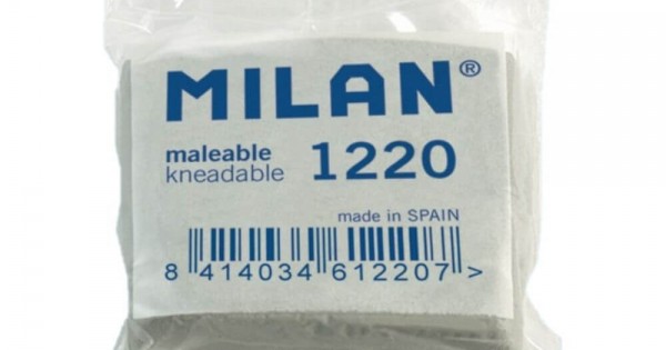 Radiera Maleabila MILAN, Cauciuc Sintetic, Gri, Radiere, Radiera ...