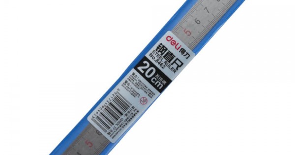 Rigla Metalica Deli, 20 cm, Rigla Metalica Gradata, Rigla Metalica 20 ...