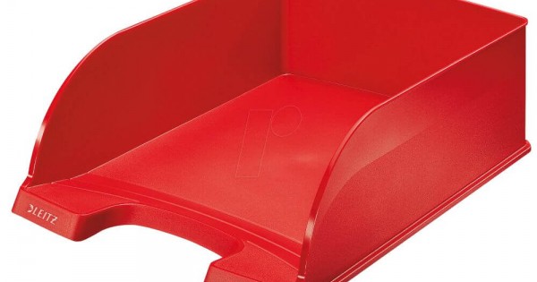 Tavita Documente Leitz Jumbo Plus, A4, Plastic, Rosu, Suport Documente ...