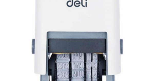 Datiera Metalica Mare Deli M751, 9 Caractere, Tusiera Incorporata ...