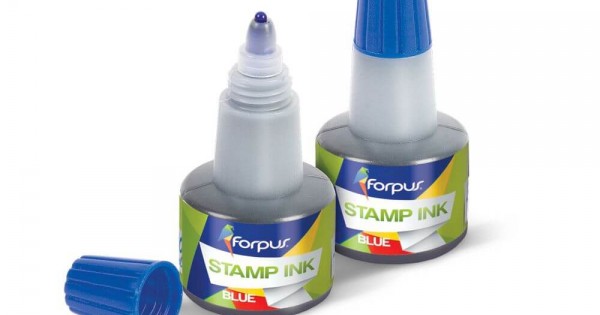 Tus Albastru FORPUS pentru Stampila, 30 ml, Tusuri Albastre FORPUS, Tus ...
