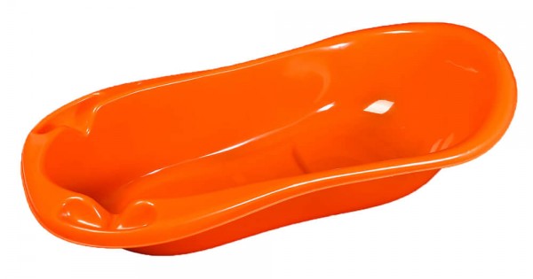Cadita Baby STERK, Dimensiune 100 x 44 x 20 cm, Portocalie, Material ...
