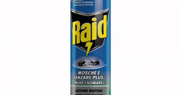 Spray Anti Muste si Tantari Raid, Eucalipt, 400 ml, Insecticid, Spray ...