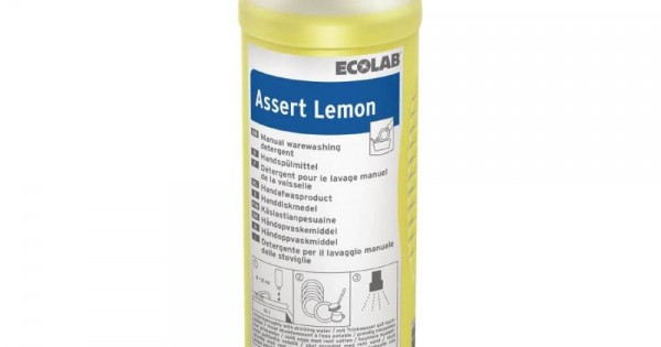 Detergent Manual de Spalat Vase ECOLAB Assert Lemon, 1 L, Parfum de ...