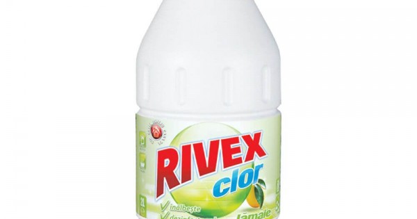 Clor Rivex Lemon, 2 L, Clor cu Parfum de Lamaie, Clor cu Lamaie, Clor ...
