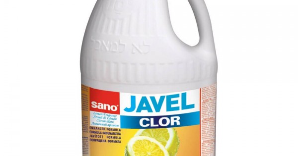 Inalbitor cu Clor 2 in 1 SANO Javel Clor 4 L, Curata si Inalbeste ...