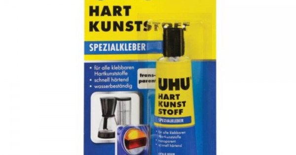Adeziv Transparent Uhu, 30 g, pentru Materiale Sintetice, Adeziv pentru ...