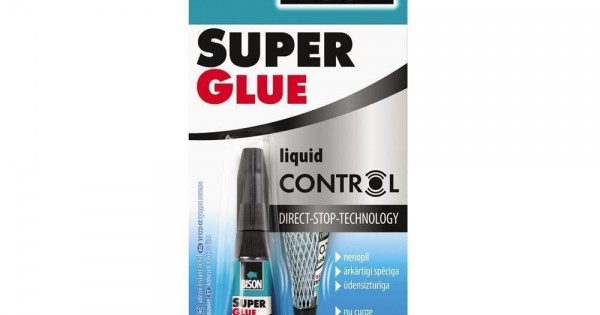 Super Glue BISON Liquid Control, 3 g, Adeziv Lichid, Lipici Universal ...