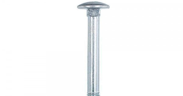 Set 50 Suruburi Metrice Zincate cu Cap Torbant DIN603, 6x100 mm, Surub ...