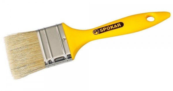 Pensula pentru Vopsit Hobby, 101 mm, din Par Natural 100%, Galbena ...